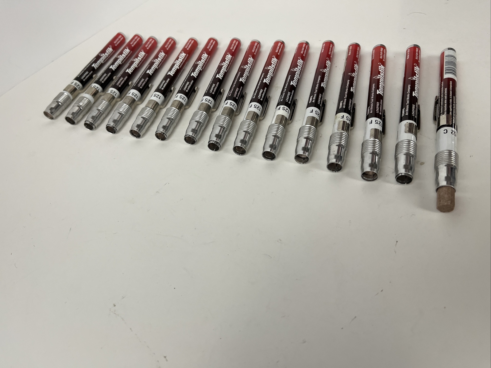 NEW 15 pcs Tempilstik Pro 125°F 52°C Temperature Indicator Sticks ...
