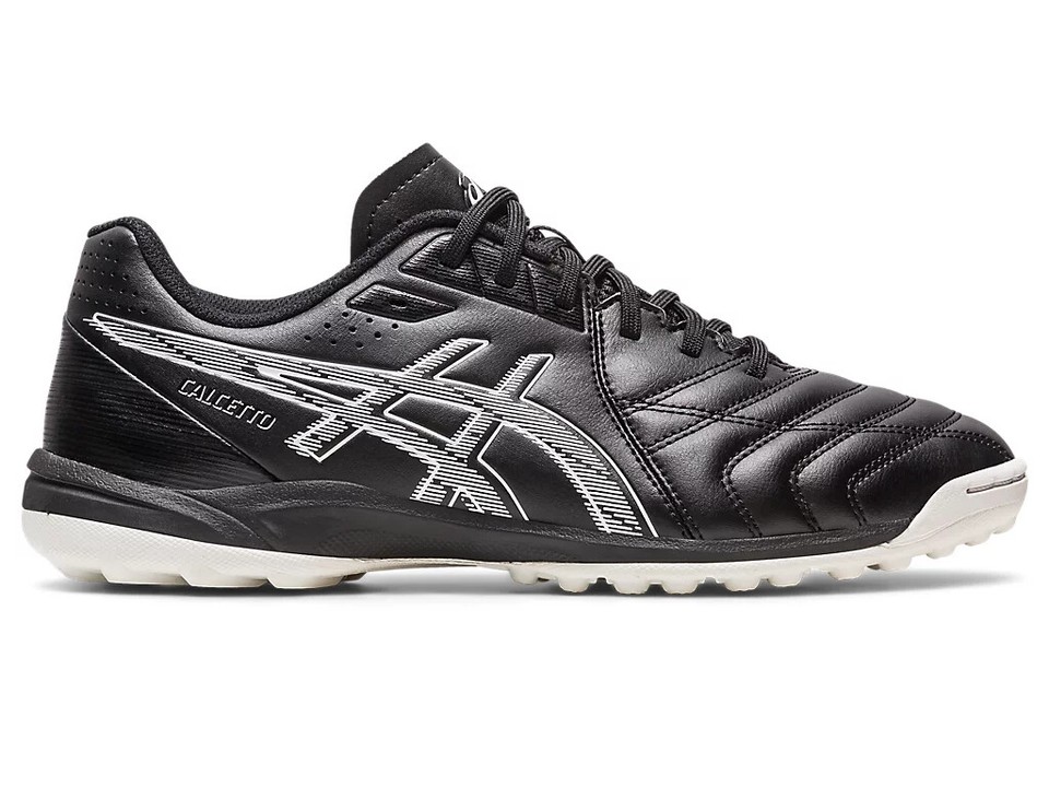 Asics Futsal Turf Shoes CALCETTO WD 9 TF 1113A038 001 Black/White WIDE ...