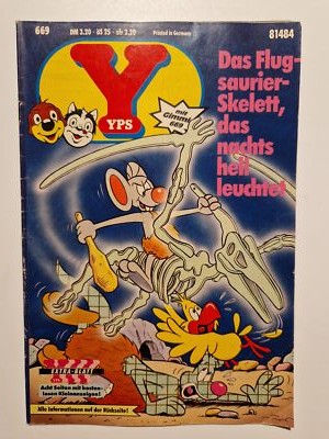 YPS Heft Nr.669 ohne Gimmick, mit Lucky Luke, Pif und Herkules, Yinni ...