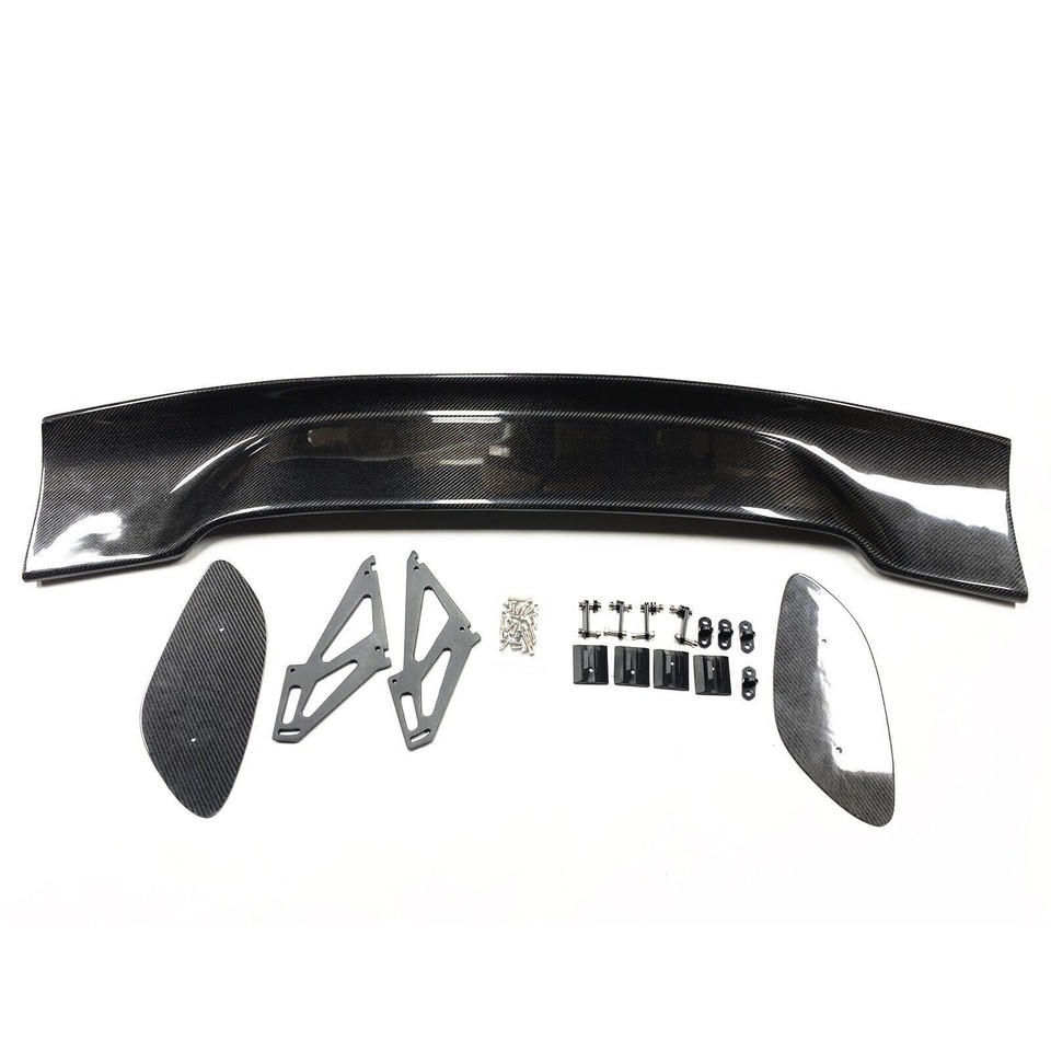 Universal 57" Auto 3D 3DI GT JDM Racing Trunk Real Carbon Fiber Rear ...