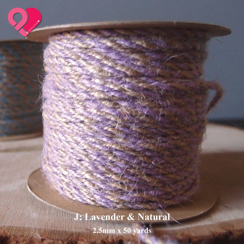 1.5-6mm Burlap Rope Twist Hemp Natural Linen Twine Jute Cord Craft ...