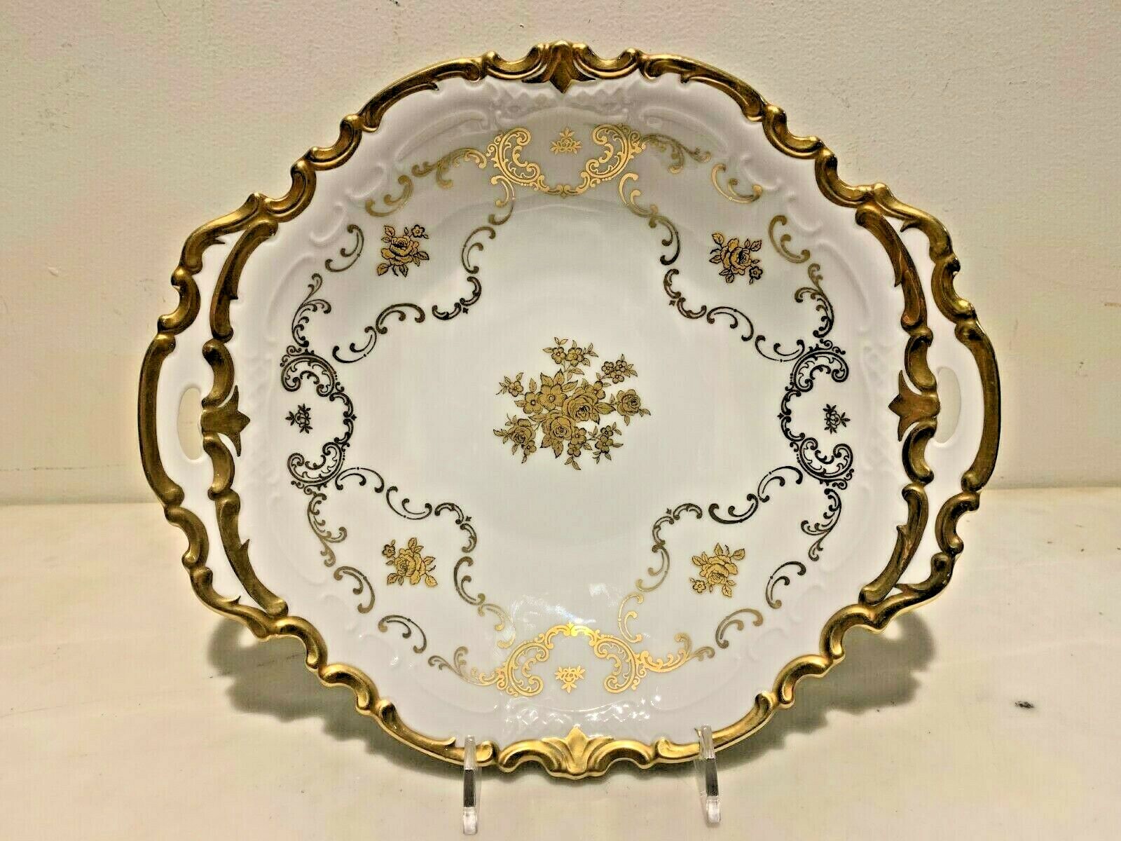 Exquisite Vintage Reichenbach, Germany porcelain Platter / Tray with ...