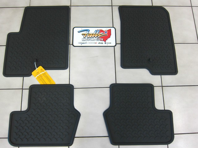 2007-2016 Jeep Compass Patriot Rubber Slush Floor Mats & Cargo Tray ...