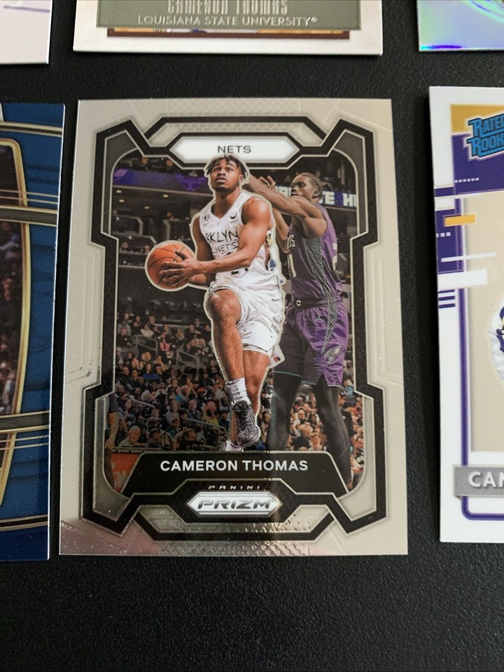 Cameron Thomas Lot Of 14 Different NBA Cards Nets, LSU | eBay