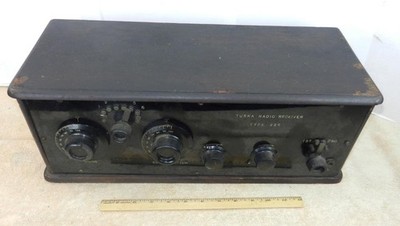Rare Antique C. D. Tuska Company Type 225 Tube Radio Receiver Radiotron ...