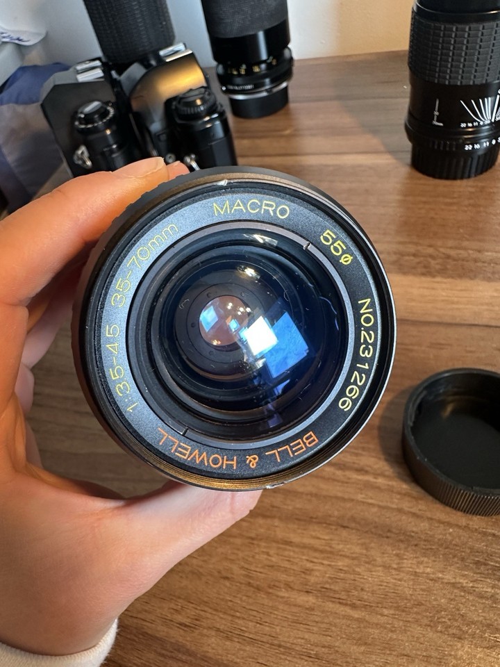 Vintage 35mm Cameras & Lens Job Lot For Parts Sigma Tamron Minolta ...