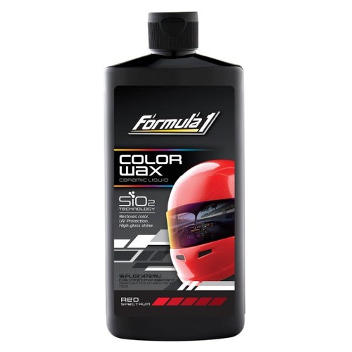 Formula 1 Ceramic Color Wax 473ml - Red - Restores Colour, Fills ...