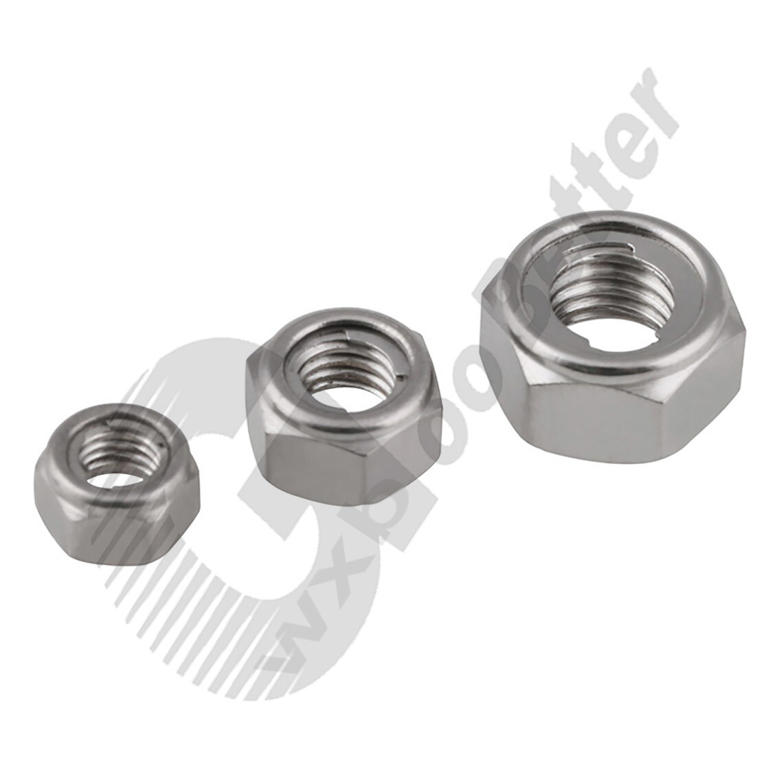 Spring-Stop Locknuts Metric M3 M4 M5 M6~M20 A2 Stainless Steel Self ...