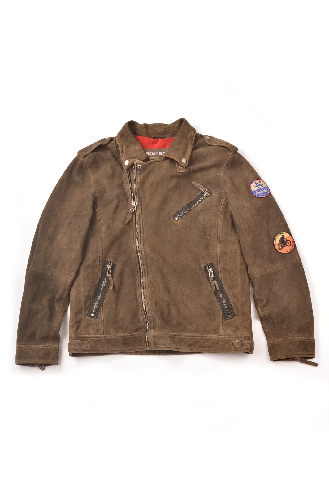 Freaky Nation Electric Man GS Suede Leather Biker Jac… - Gem