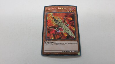VOLCANIC ROCKET MONSTER 1ST EDITION SGX1-ENH10 SECRET RARE YUGIOH NM ...