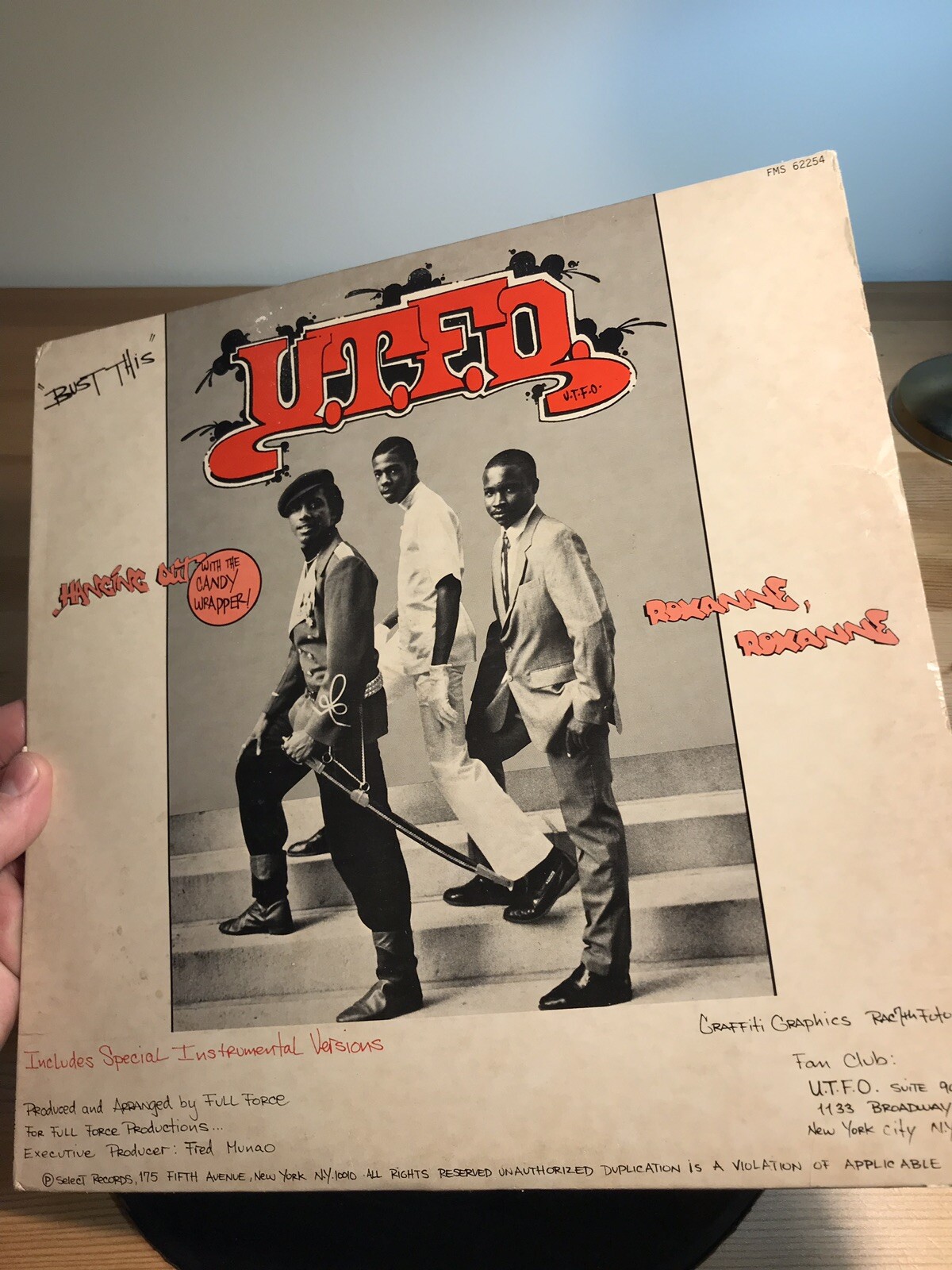 Utfo Kangol Kid Dr Ice Educated Rapper Select Album Record Vinyl | eBay