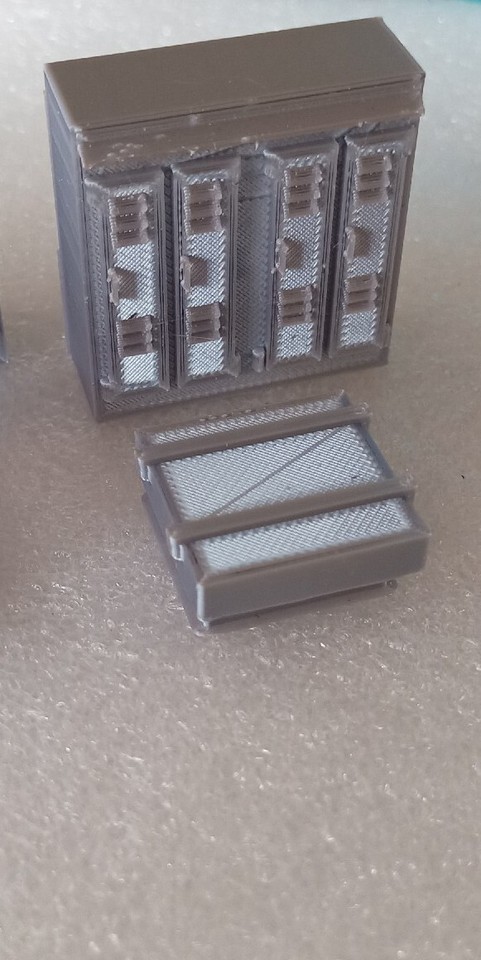 O Scale 1:48 6pcs. Signal Box and Battery BU Box Three Of Each. 3D ...