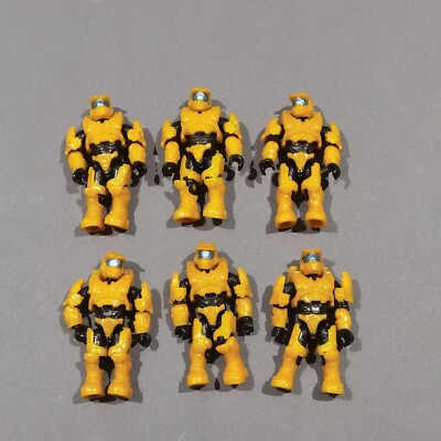 Mega Bloks Construx halo UNSC YELLOW SPARTAN 6 loose FIGURES | eBay