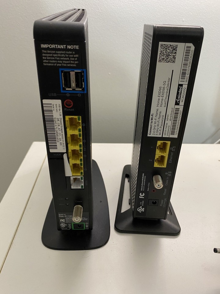Verizon FIOS G1100 Router and Wifi Extender WCB6200Q | eBay