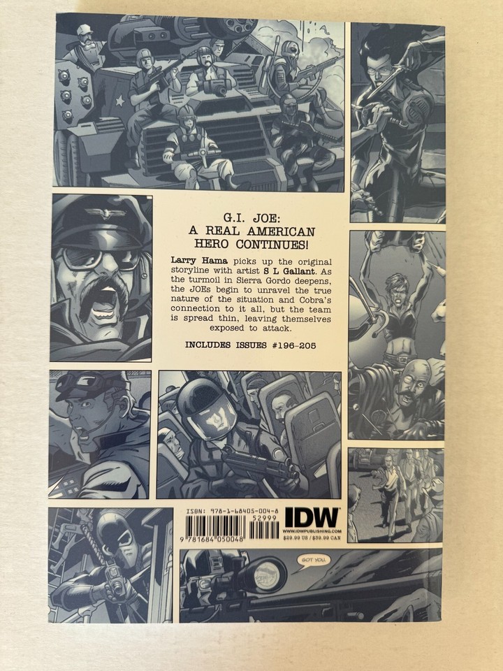CLASSIC G.I. JOE Volume 20 TPB | reprints G.I. Joe #196-205 | OOP RARE ...