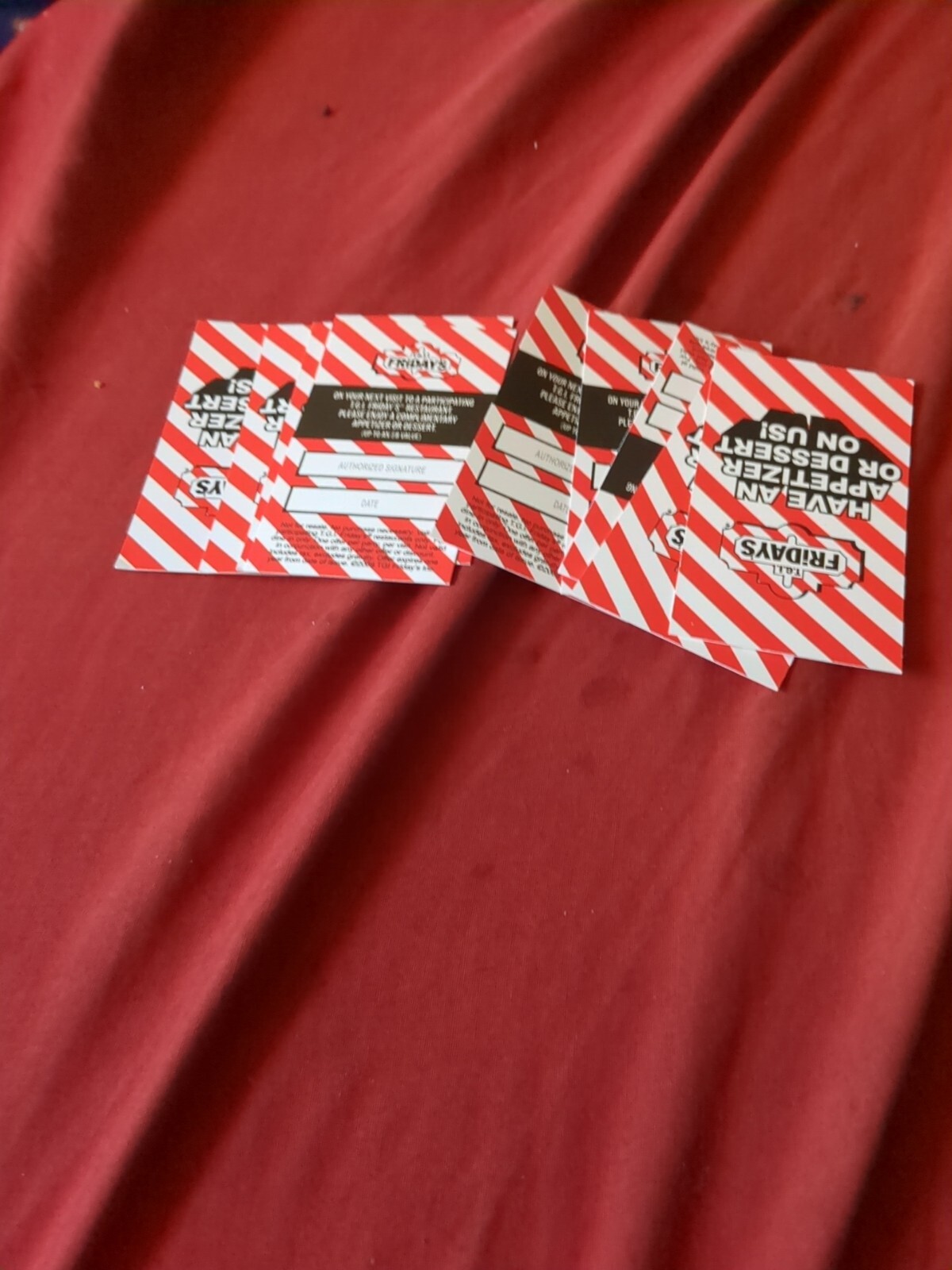 25~ TGI Fridays ~ Dessert or Appetizer Special ~ No Exp Gift Cards 10. ...