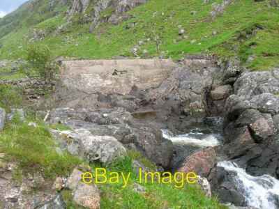 Photo 6x4 Dam at Dubh Lochain Corran/NG8509 Dam and waterfalls at Dubh ...
