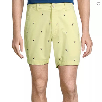 NEW ST JOHN’S BAY TEMP FLEX STRETCH COMFORT SHORTS CLASSIC FIT SIZE 32 ...