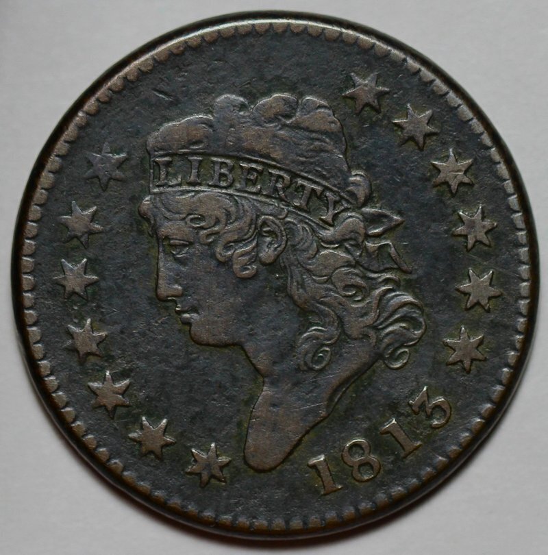 1813 Classic Head Large Cent - US 1c Copper Coin | eBay