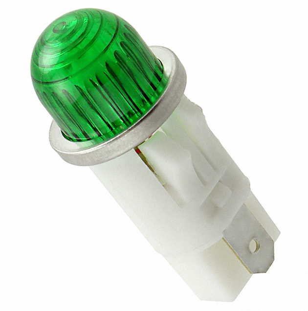 Panel Mount Indicator Bulb Neon Green 1053QA5 1/2″ Hi-Dome Lot of 8 ...