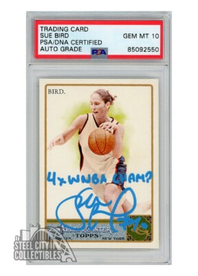 Sue Bird 2011 Topps Allen & Ginter Autograph Card "4x WNBA Champ" #190 ...