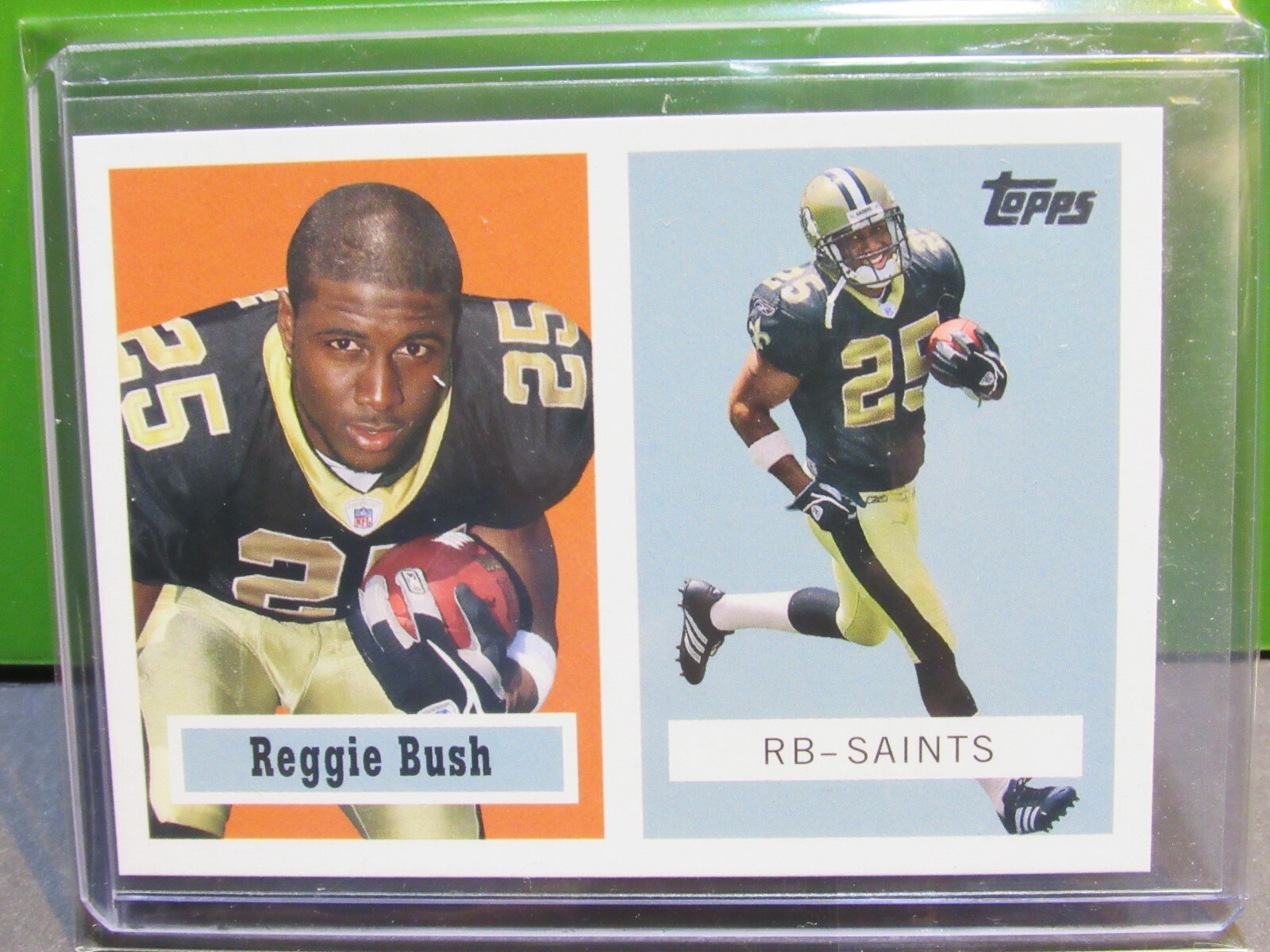 2006 TOPPS REGGIE BUSH TURN BACK THE CLOCK ROOKIE CARD 9 of 22 SAINTS ...