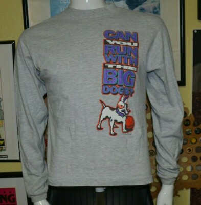 VTG Sun Sportswear Rude Dog Run With The Big Dogs Long Sleeve T Shirt ...