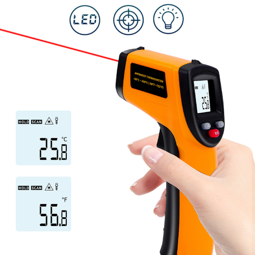 Helect H1020 Non-Contact Digital Laser Infrared Thermometer Gun for ...