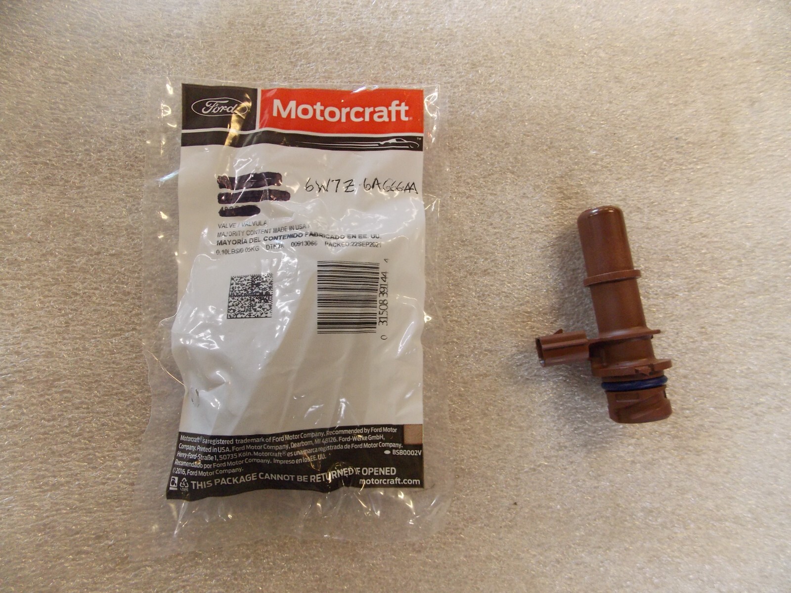 2004-2014 Genuine Ford Motorcraft PCV Valve 6W7Z-6A666-AA EV-279 ...