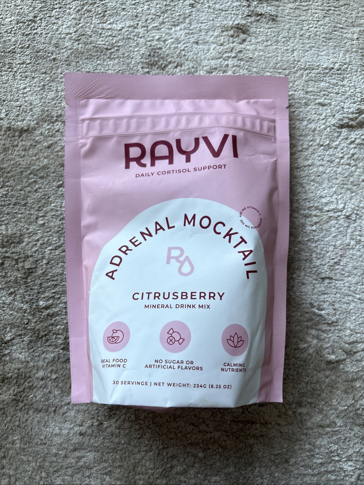 Rayvi Adrenal Mocktail Zero Sugar Electrolyte Mineral Drink Mix Citrus Berry | eBay