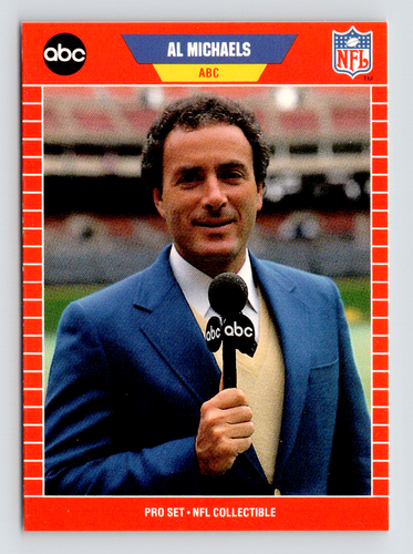 1989 Pro Set Card #3 Al Michaels, Announcer ABC | eBay