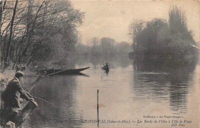 CPA-Chaponval les bords de l'Oise à l'île de Vaux (126497) | eBay