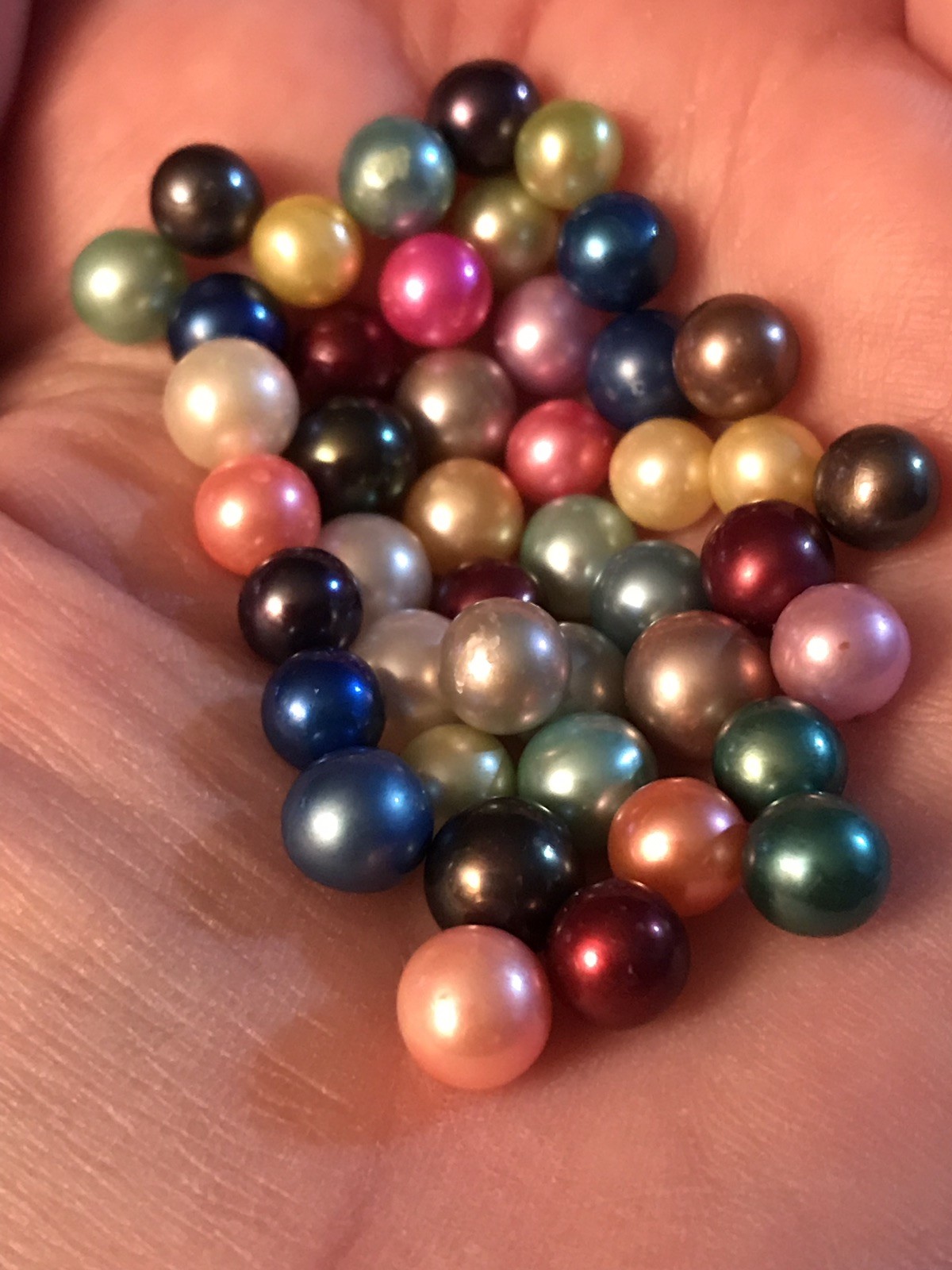 Akoya undrilled Pearls: PICK YOUR COLOR Pearl Or choose a Cage/Pendant ...