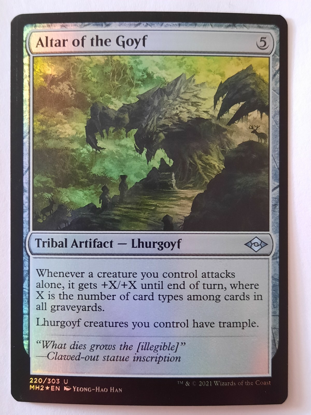 MTG 2021 Modern Horizons 2 ALTAR OF THE GOYF 220/303 U Foil M/NM | eBay