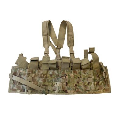 US Army OCP Multicam Molle II Tactical Assault Panel TAP Chest Rig ...