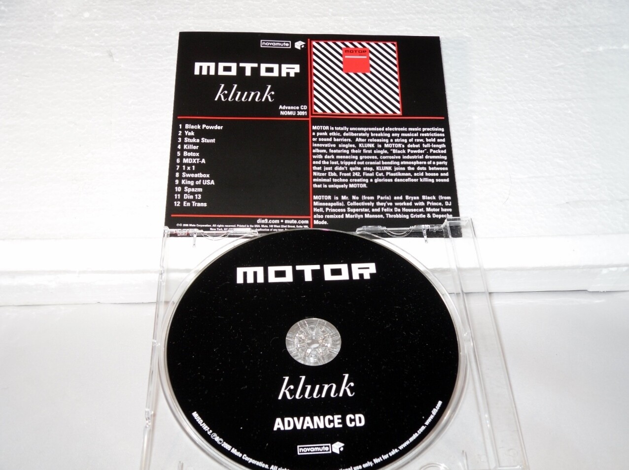 Motor - Klunk Promotional ONLY CD - MUSDJ 187-2 ** Free Shipping** | eBay