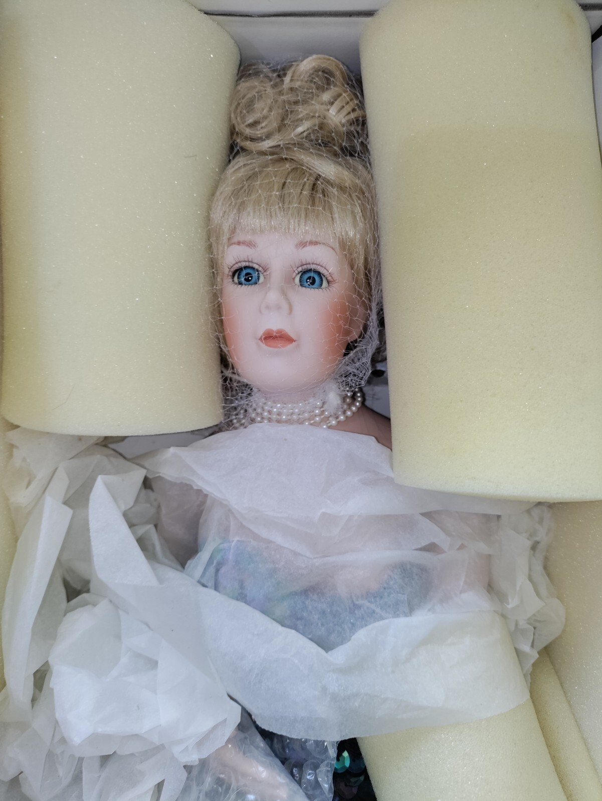 SALE ! RARE & VTG. CASSANDRA By William Tung Porcelain Mermaid Doll ...