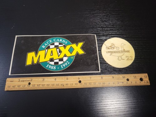 Vintage 8" x 4" Maxx Race Cards Trading Stickers Decal Racing Drag Car ...