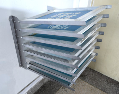 8 Layer Screen Printing Screen Frame Holder Wall Mounting Holder ...