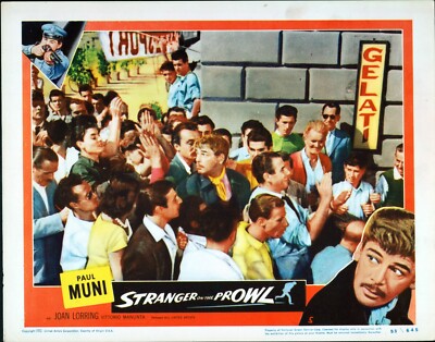 Stranger on the Prowl (1953) 11x14 lobby card #5 | eBay