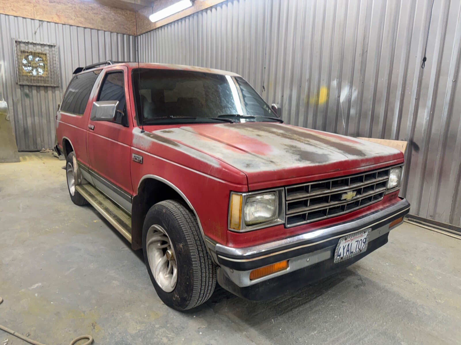 Chevrolet Blazer S10 California Patina Runs Drives Solid No Rust ...