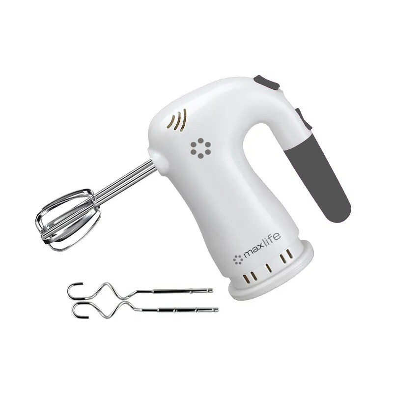 Max Life 5-Speed Electric Hand Mixer, White, With Beater Stand ...
