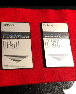ROLAND 2 CARD ROLAND PN-D50-02 PN-D50-03 X ROLAND D50/550 | eBay