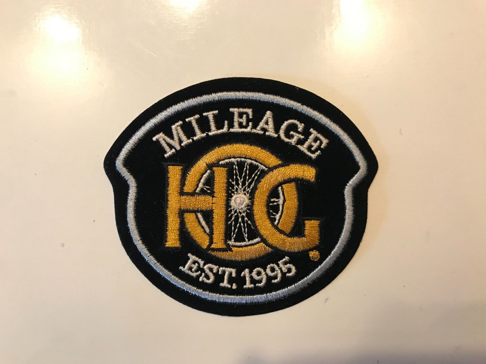 Harley Davidson Mileage Patches HOG Miles 5,000, 10,000 25,000 40,000 ...