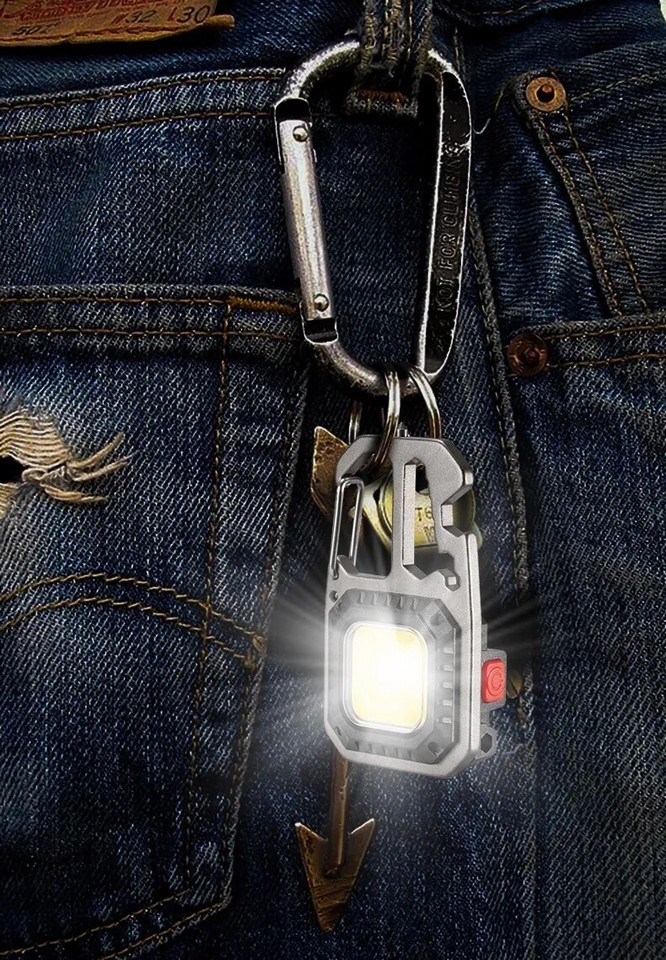 Multi-Function Survival Flashlight Keychain | eBay