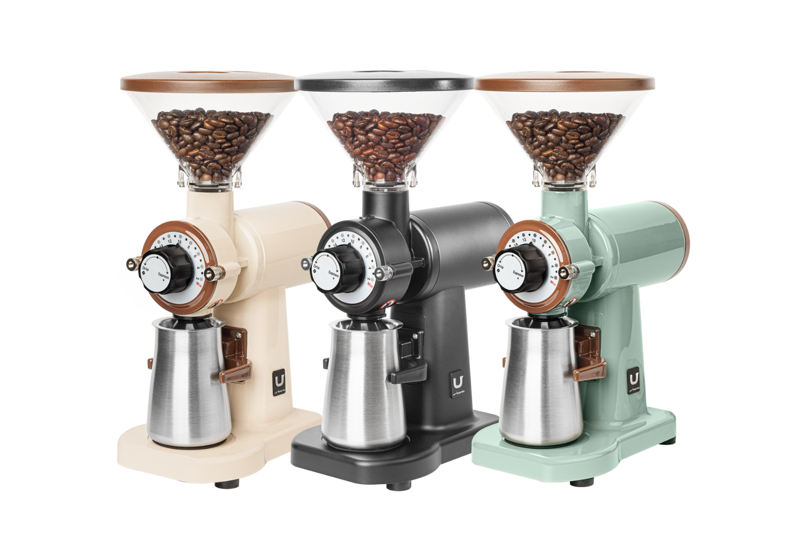Urbanic 070s Coffee Grinder Flat Titanium burr 60mm 20step Black /2023 ...