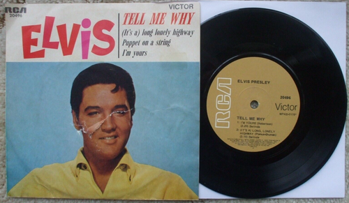 Elvis Presley - Tell Me Why - Australia Vinyl EP RCA 20496 - Tan Label ...