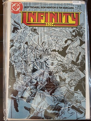 Infinity Inc. 12 High Grade DC Comic Book D73-154 | eBay