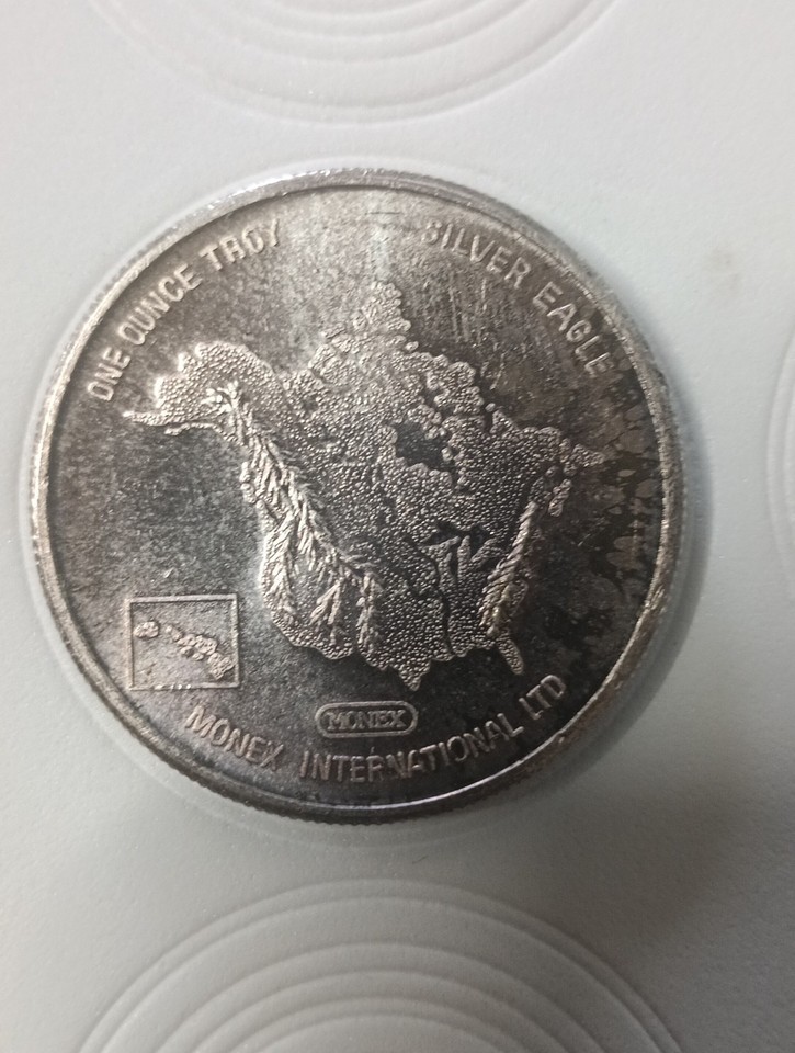 🦅 1982 Monex Silver Eagle Round – 1 oz .999 Fine Silver – Bullion Round ...