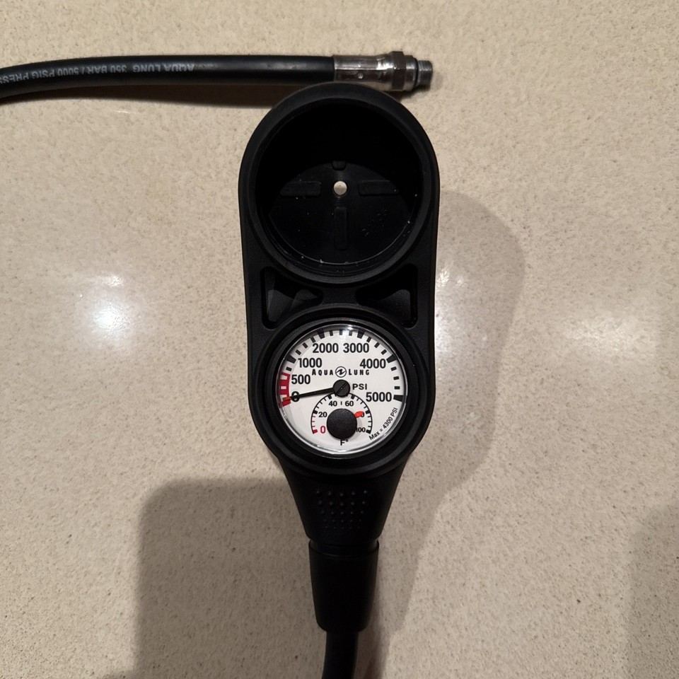 AquaLung i300 Dive Computer Console with Pressure Gauge and Compass ...